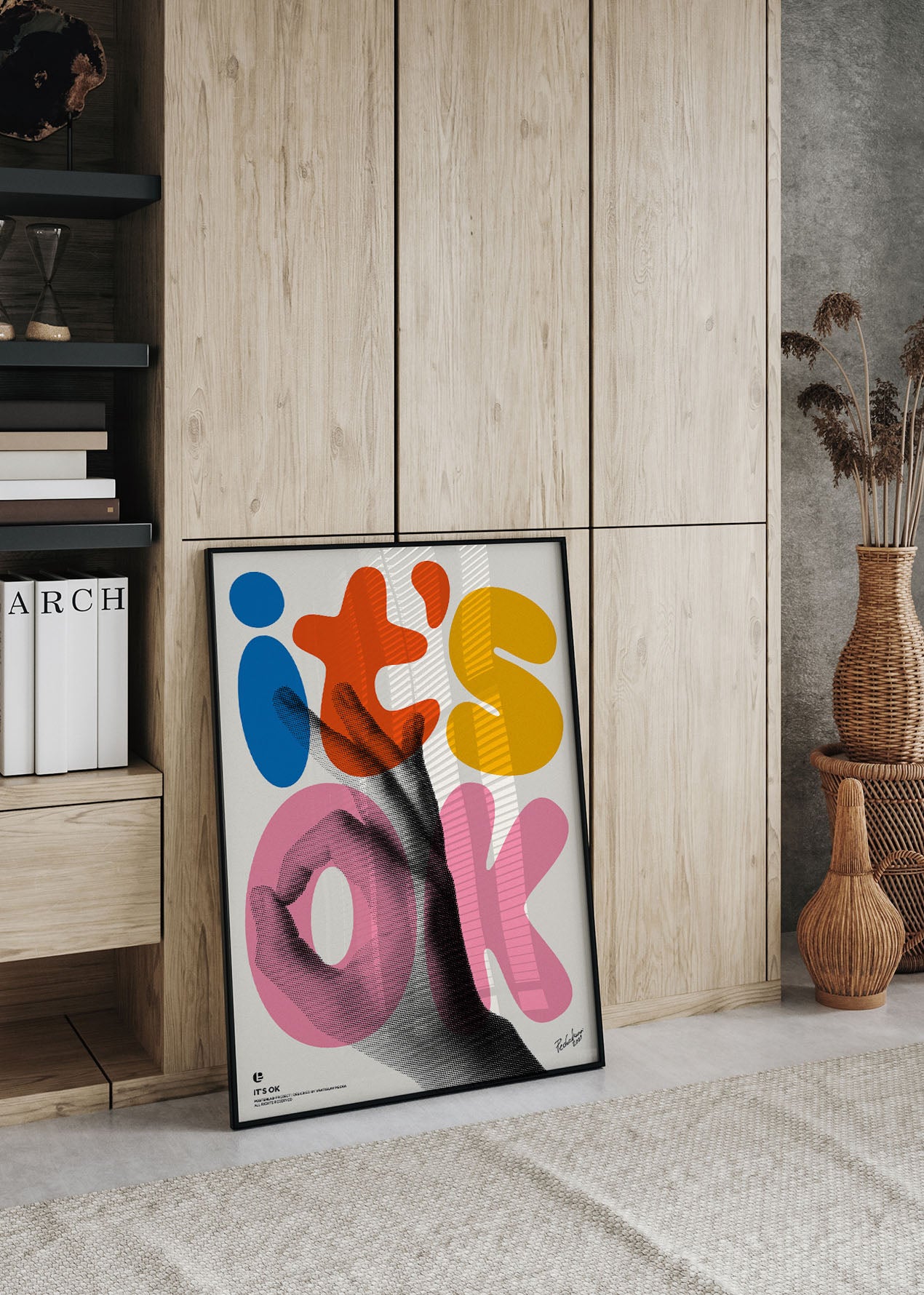 It's Ok Poster | Graphic Art Print | Poster Space