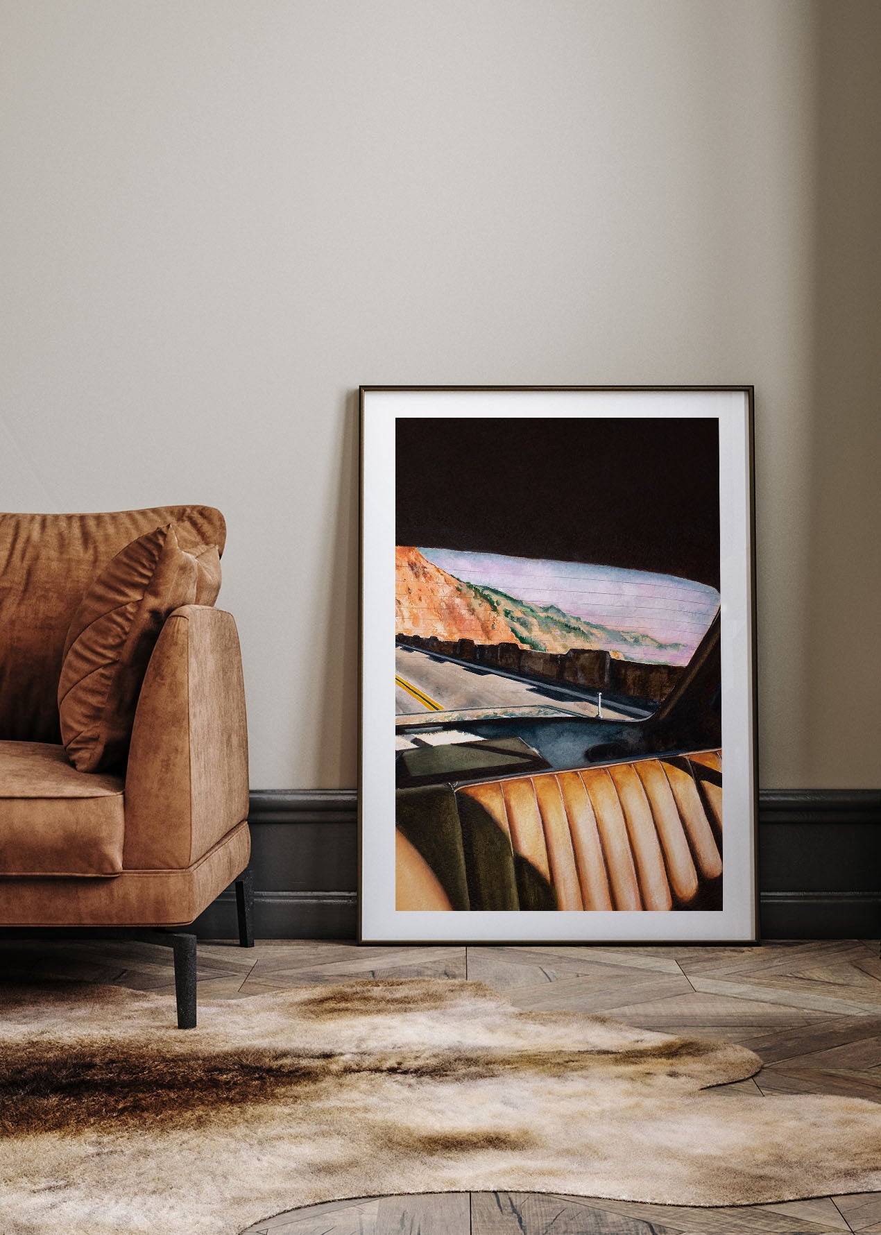 Looking Back Poster by Julia Ockert | Retro Art Print | Poster Space