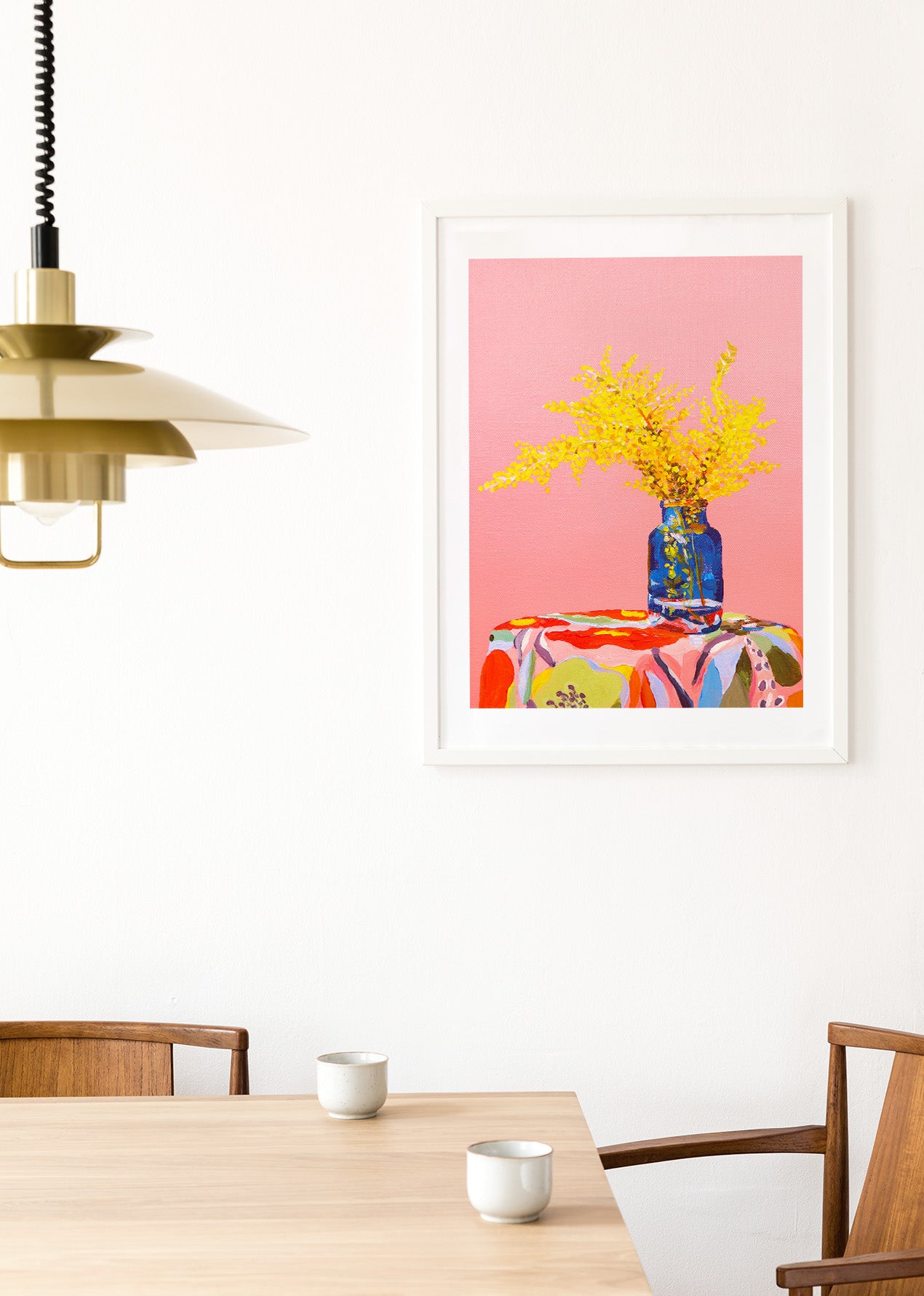 Pink Wattle Poster | Botanical Art Print | Poster Space