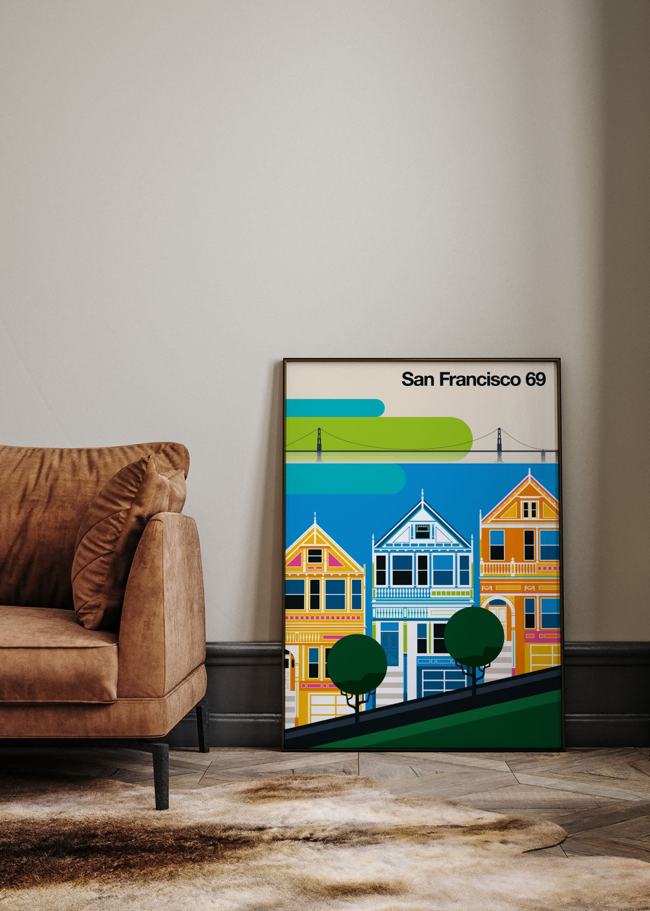 San Francisco 69 Poster | Grafiskt Art Print | Poster Space
